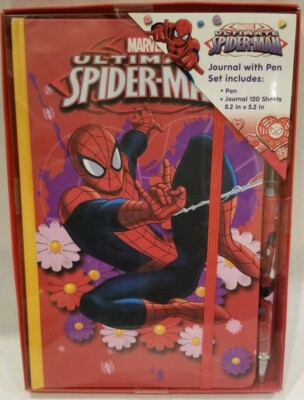 NEW Marvel Comics Ultimate Amazing Spider-man Hardback School Journal ...
