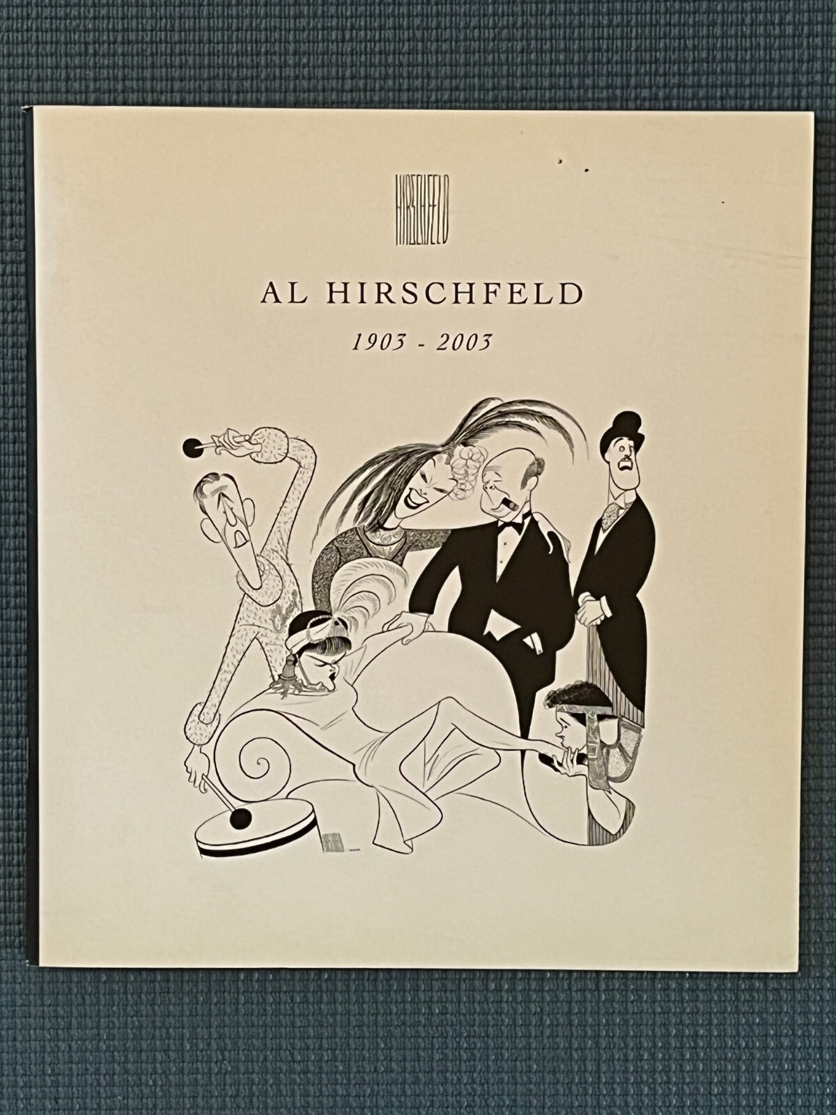 Al Hirschfeld 1903-2003, exhibit catalgoe, exhibit poster, price sheet ...