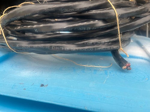 45 Ft. Southwire 6/3 Black Stranded Romex SIMpull CU NM-B W/G Wire | eBay