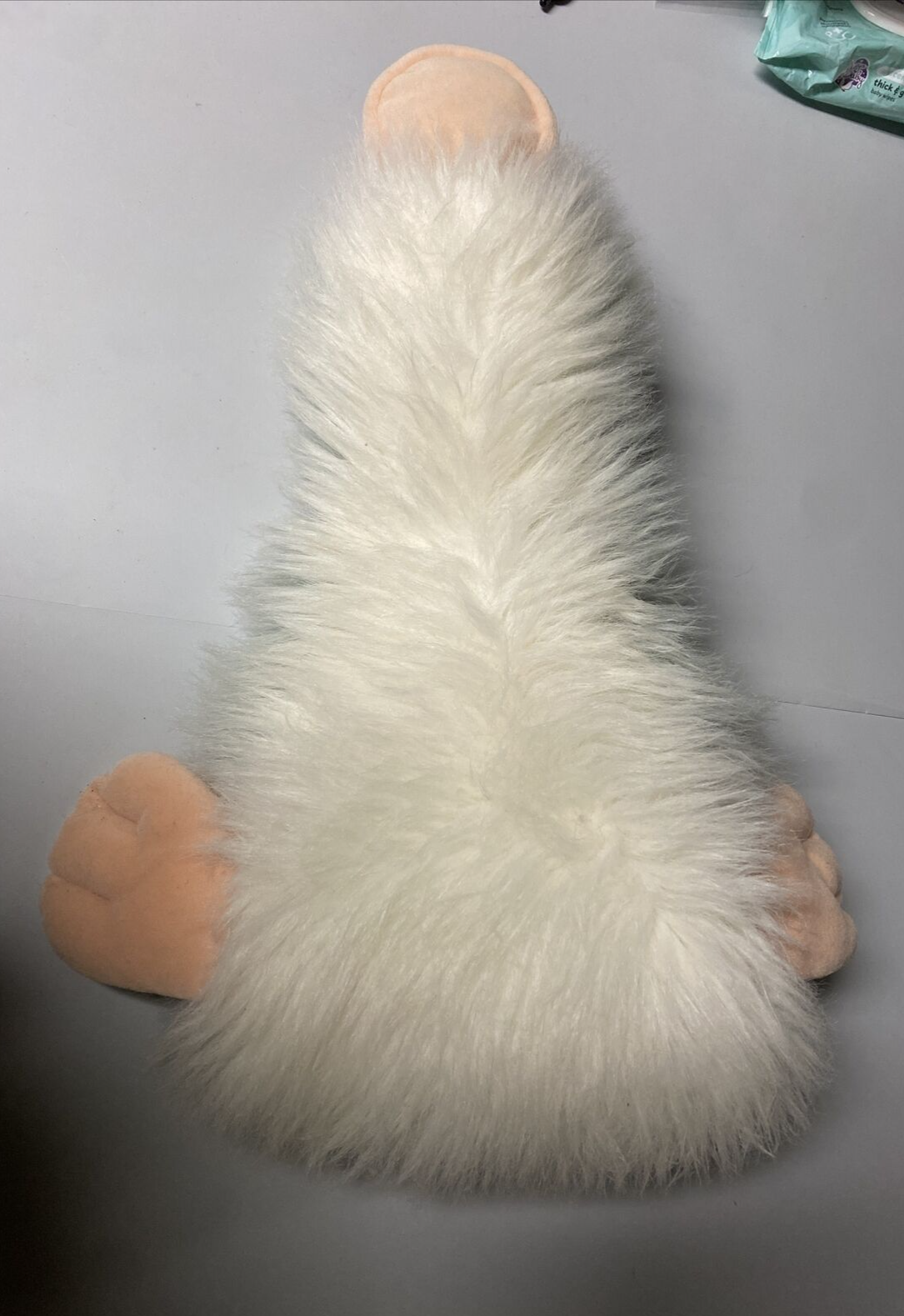 Rare HTF Vtg Trans World Plush Platypus Gray White Laying Down Fuzzy ...