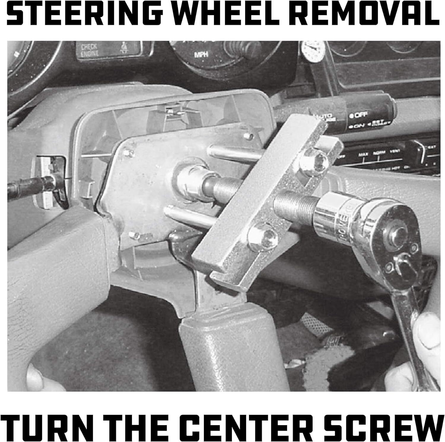 Master Steering Wheel & Lock Plate Remover Tool Set Installation Kit ...