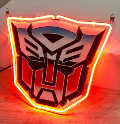 Transformers Optimus Prime Toy Acrylic 14" Neon Lamp Sign Bar Beer ...