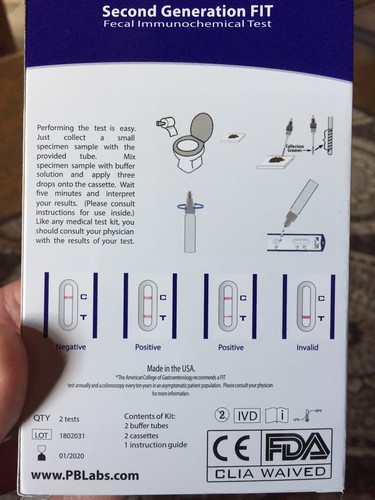 Second Generation Fit Fecal Immunochemical Test for Colorectal Cancer 1 ...