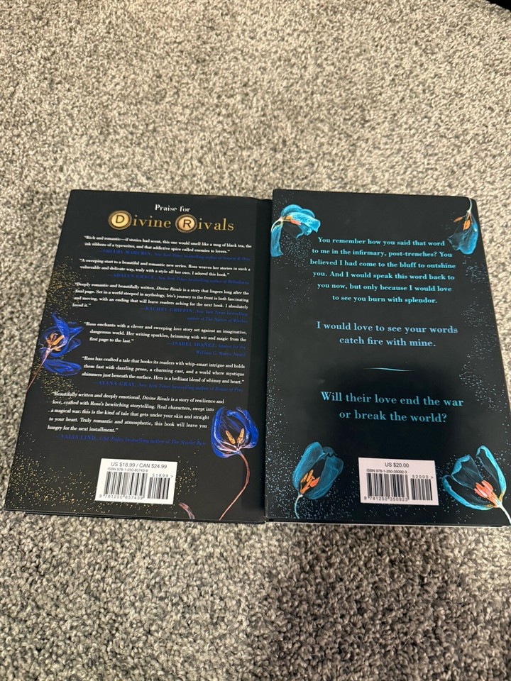 Divine Rivals & Ruthless Vows By Rebecca Ross (Hard Covers) Barnes And ...