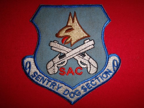 Vietnam War Patch USAF Strategic Air Command SAC SENTRY DOG SECTION | eBay