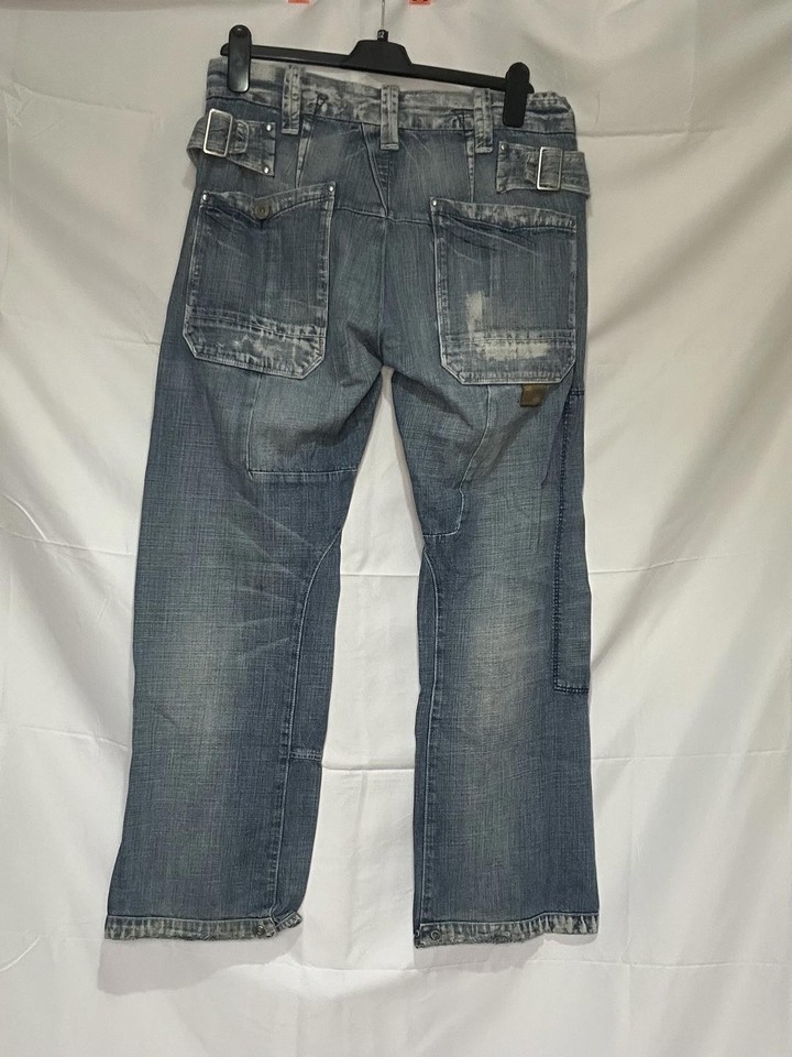Y2K Vintage G-Star RAW GS01 ‘Ruger Straight’ 3D Denim – Cinch Back ...