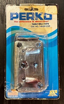 Perko Table Brackets in Chrome-Plated Brass 148-DP-CHR | eBay