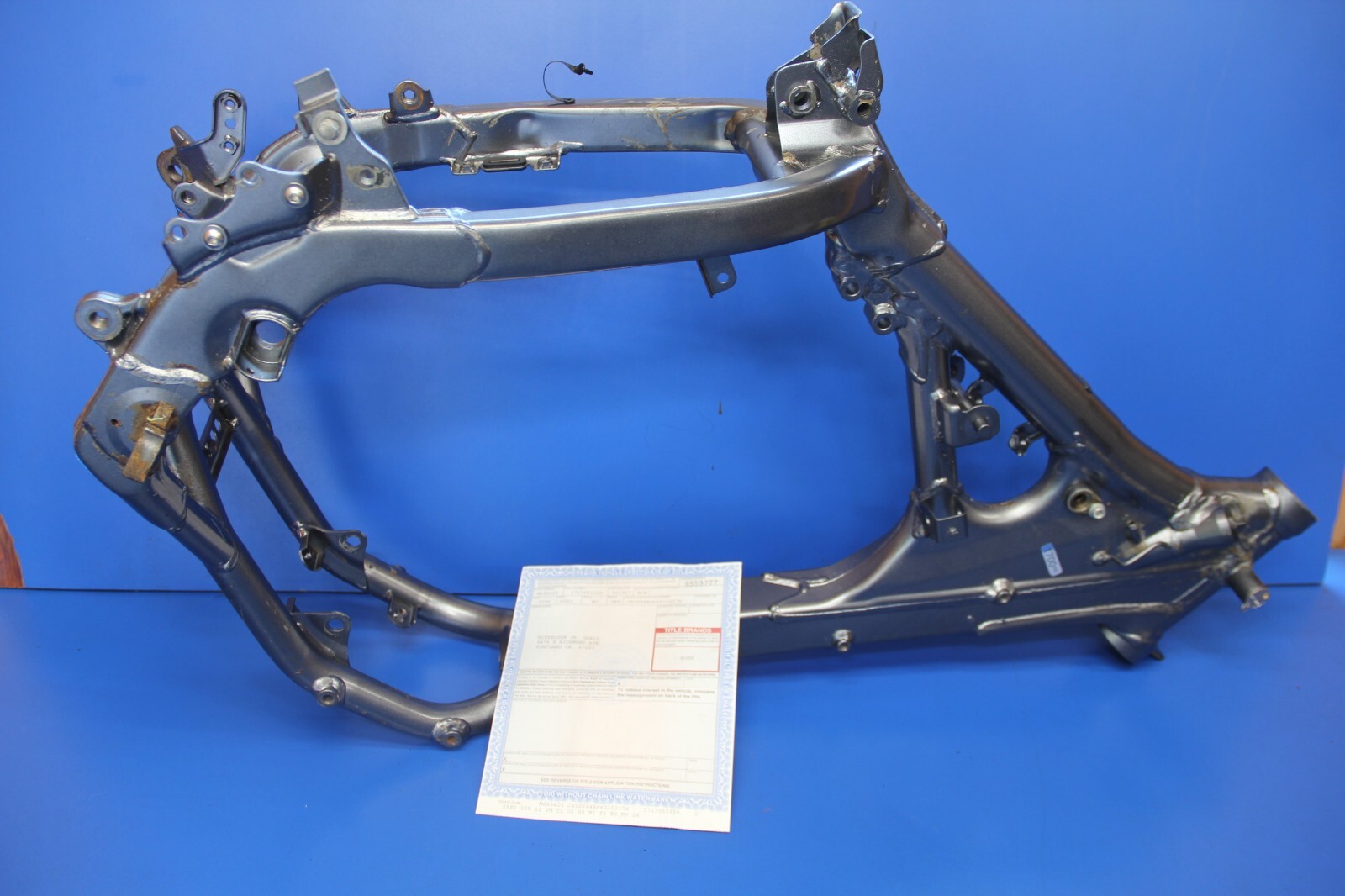 2006 05-08 DRZ400SM OEM Main Frame Chassis Engine Cradle --STREET USE ...