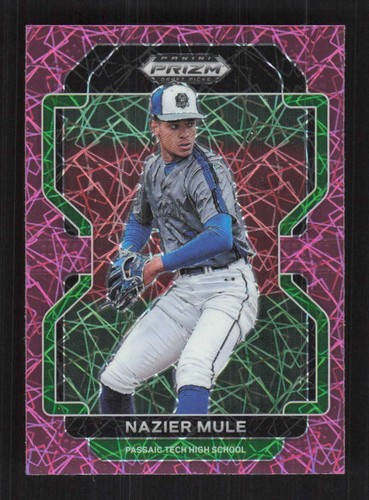 Nazier Mule 2022 Panini Prizm Draft Picks Neon Pink Velocity #PDP113 | eBay