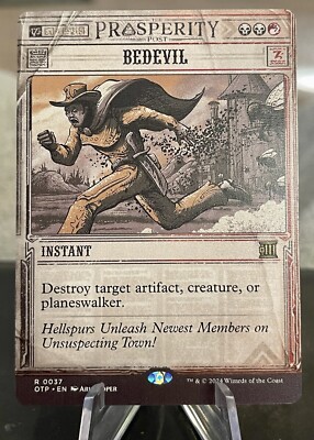 Bedevil Outlaws of Thunder Junction: Breaking News Regular | eBay