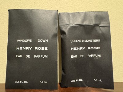 Henry Rose Windows Down/ Queens & Monsters Perfume Sample 1.5 ml / 0.05 ...