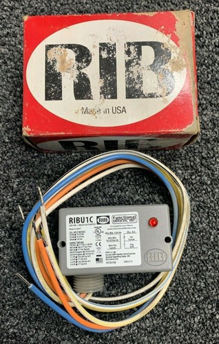 RIB FUNCTIONAL DEVICES ENCLOSED RELAY RIBU1C 120VAC 10 AMP | eBay