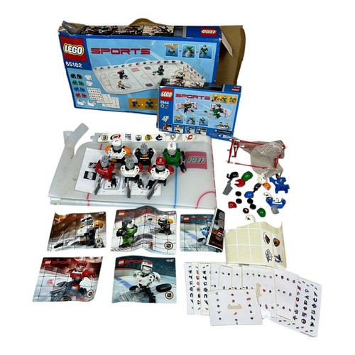 LEGO Sports 65182 NHL Slammer Stadium w/ Manuals, Sticker Sheets RINK ...