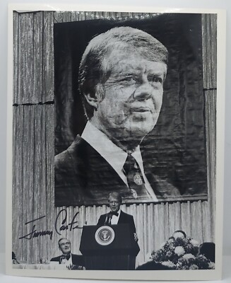 Jimmy Carter Signed Vintage Chicago Tribune 8x10 Photo Autograph Full ...