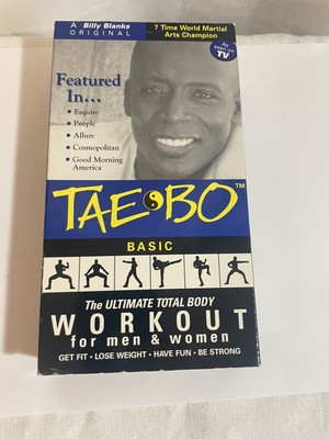 Tae Bo Basic Workout VHS Billy Blanks Vintage 664221227433| eBay
