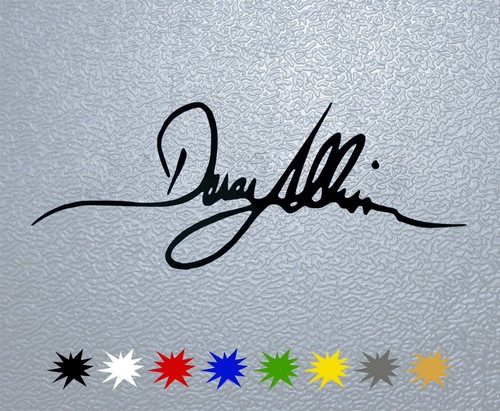 STICKER PEGATINA DECAL VINYL Davey Allison Signature | eBay