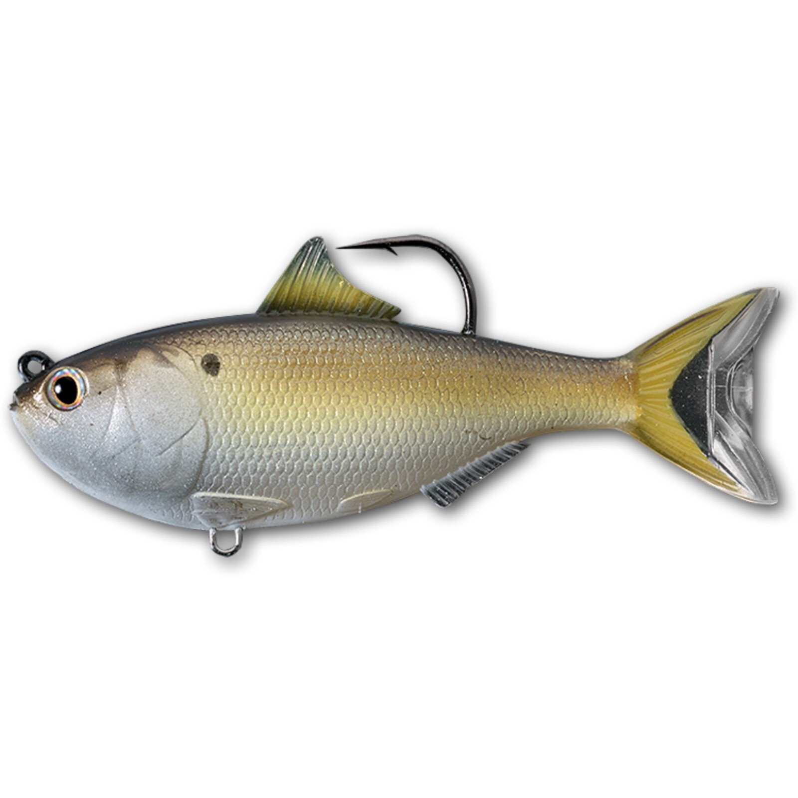 RARE Live Target (MHS110MS630) Menhaden Pogy Bunker Shad Swimbait ...