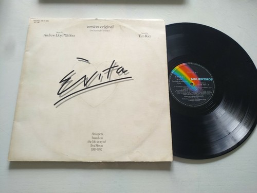 Evita Opera Eva Peron Andrew Lloyd Webber 1976 MCA - LP Vinyl 12" G+/VG ...