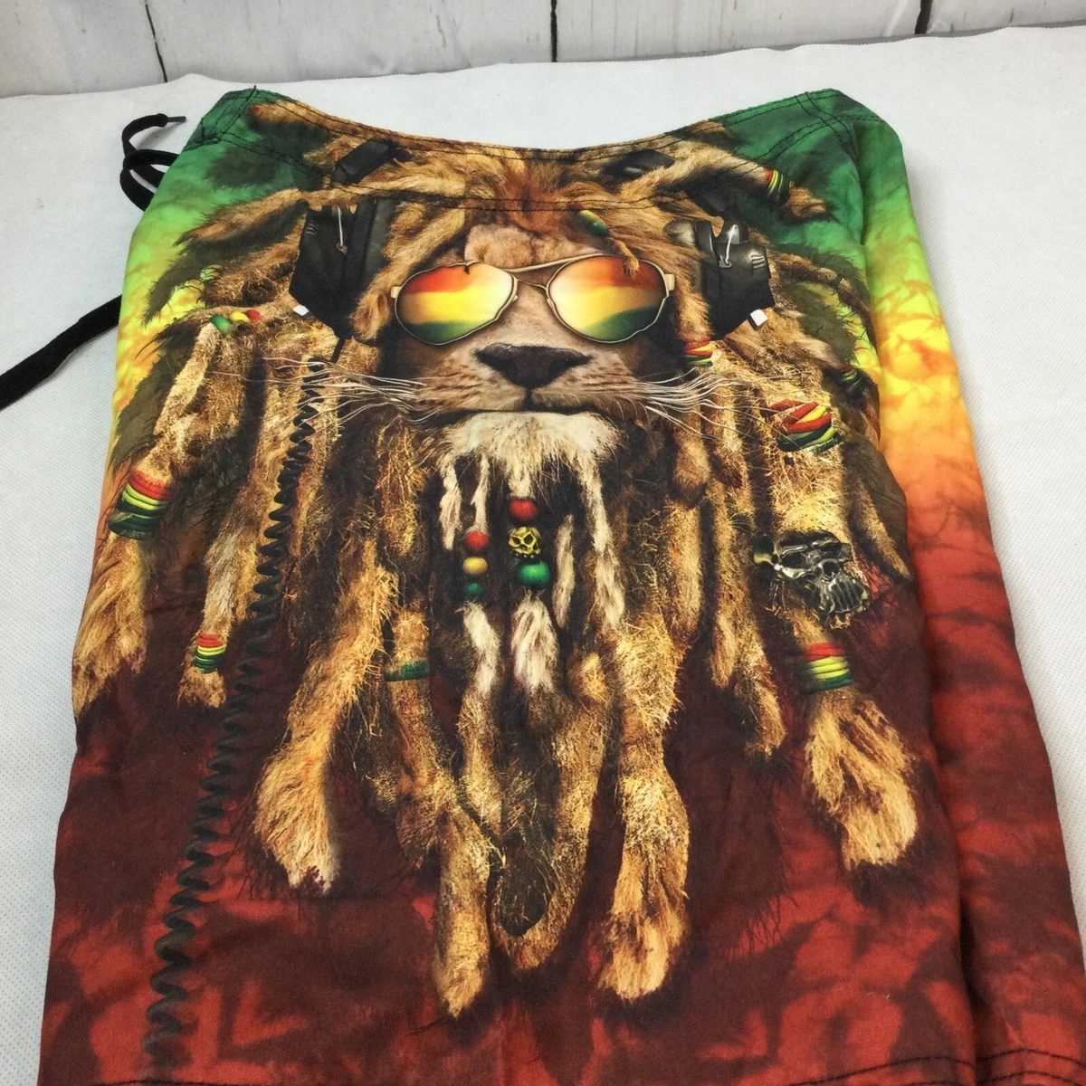 Volcom Logo Rasta Lion