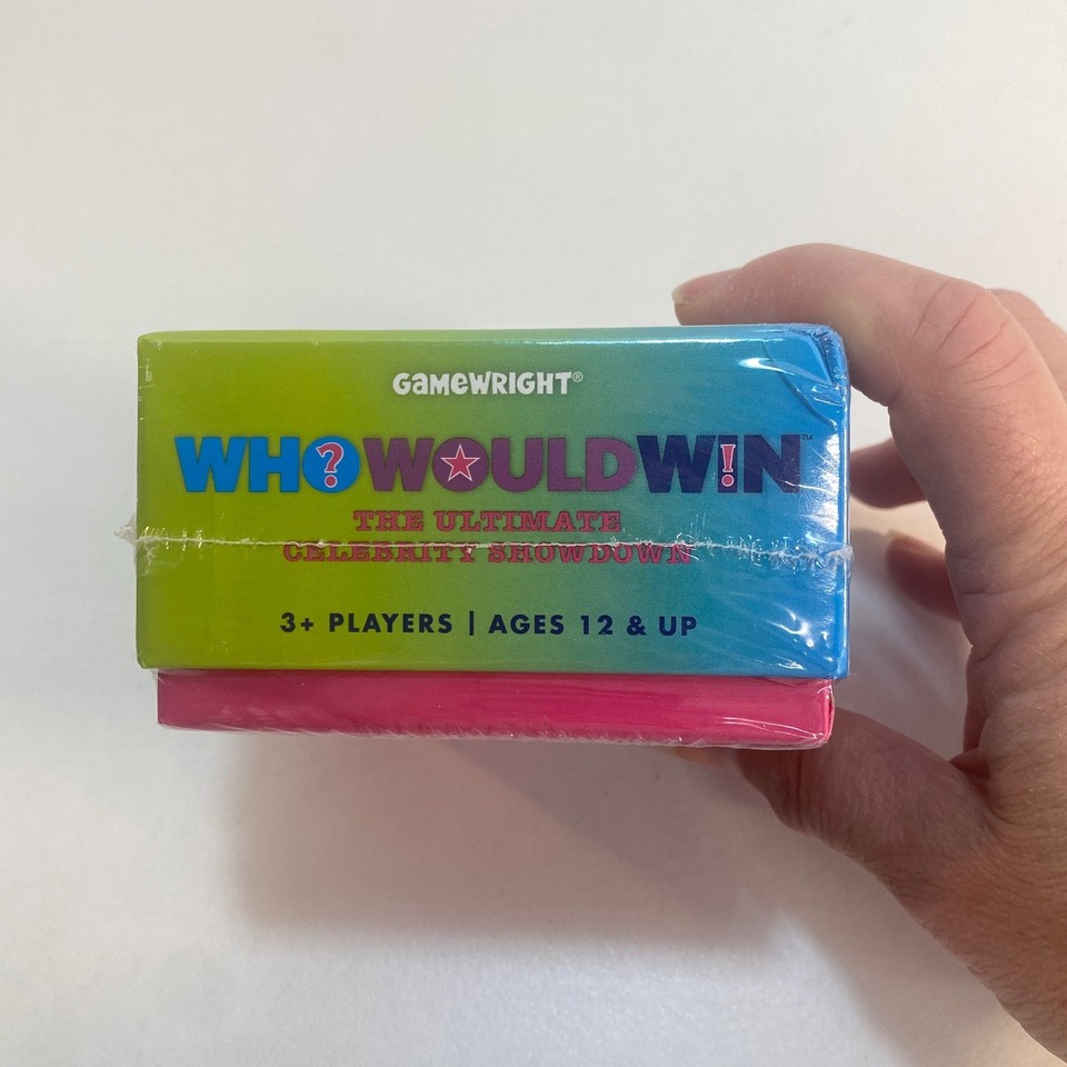 Gamewright Who Would Win The Ultimate Celebrity Showdown Card Game NEW ...