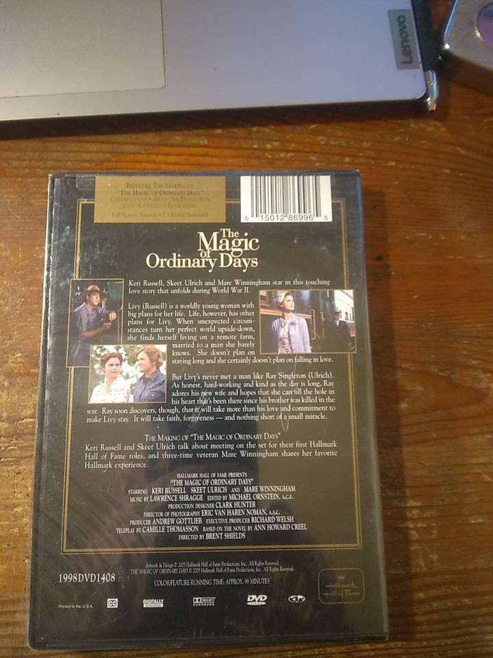 The Magic Of Ordinary Days DVD Hallmark Gold Crown Collectors Ed NEW ...