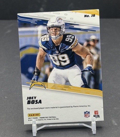 Joey Bosa 2017 Panini Day Materials Rapture /10 #JB (MEM) SPP Chargers ...
