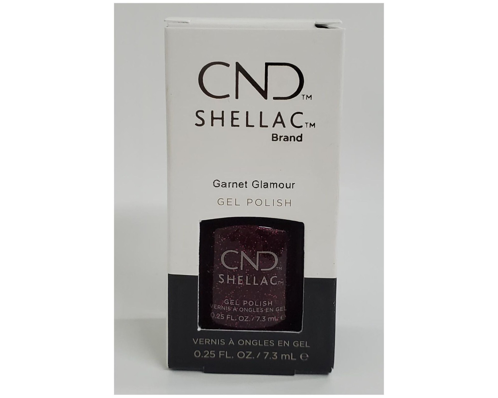 CND Nail Polish - Shellac Gel Polish - Garnet Glamour ( 0.25 oz / 7.5 ...