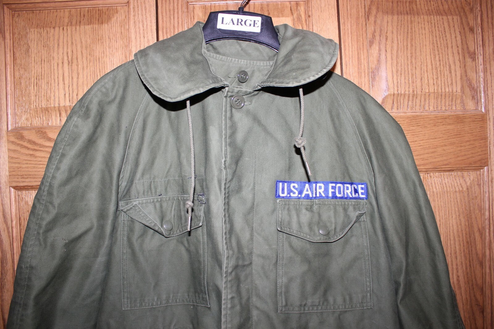 Vintage US Military Issue Vietnam Era Air Force FIELD COAT Jacket OG ...