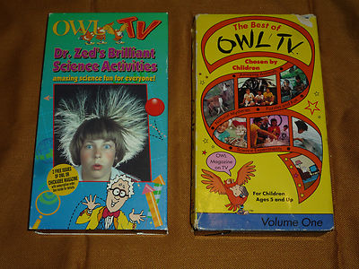 Owl TV - Dr. Zed's Brilliant Science Activities AND Best of Owl TV (VHS ...