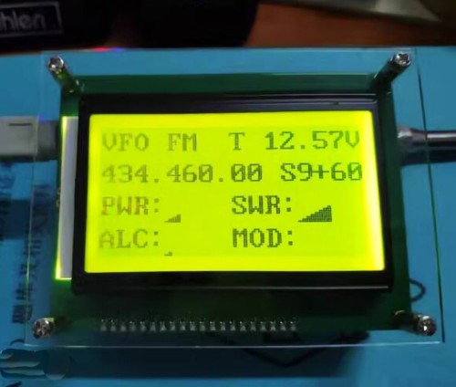 External Cat Display 12864 LCD For YAESU FT-818 FT-857 FT-897 818ND ...