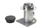 Remote Fuel Filler With Billet Aluminum Cap For 2.25 Inch Hose With 1/4 ...