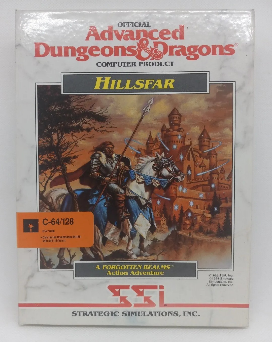 Advanced Dungeons & Dragons: Hillsfar (Commodore 64/128, 1989) for sale ...