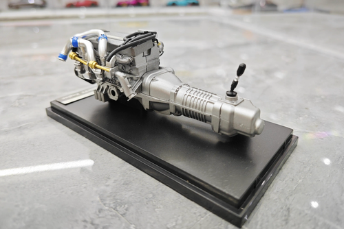 MH 1:18 HEC JDM GTR R34 RB26 Dett Turbo Engine Model Diecast Metal Car ...
