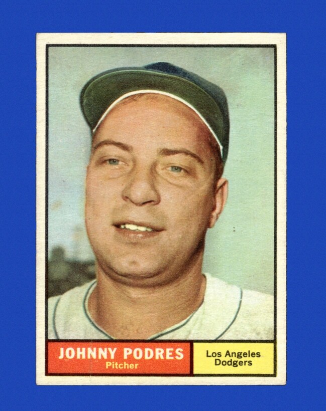 1961 Topps Set-Break #109 Johnny Podres EX-EXMINT *GMCARDS* | eBay