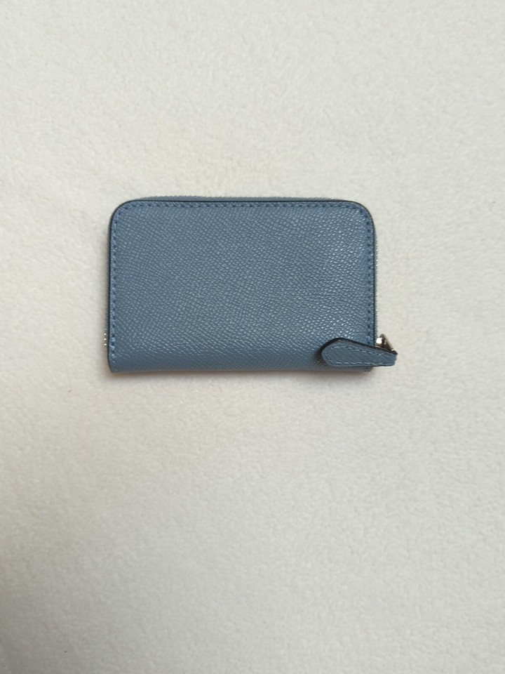 COACH Mini Zip Card Wallet | eBay