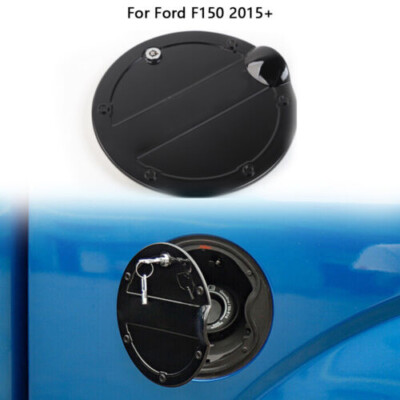 Locking Fuel Gas Filler Tank Door Cap Cover w/ Keys For Ford F150 2015 ...