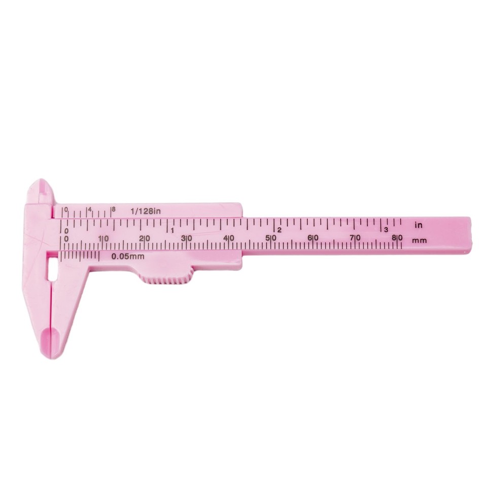 Ruler Calipers For Measuring Depth Lightweight Pink/Rose Red ...