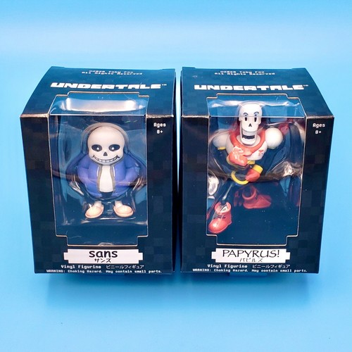 Undertale Little Buddies Sans and Papyrus Figure Set Official Figurine ...