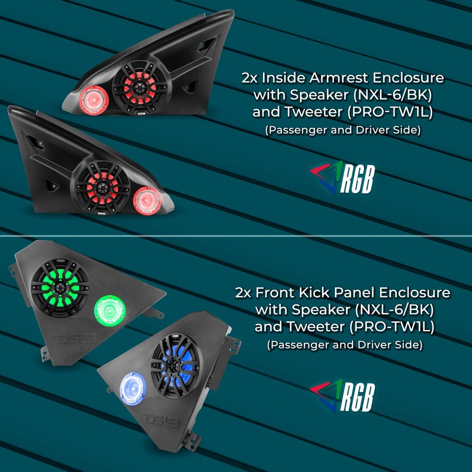 DS18 2015-2023 Slingshot Best Upgrade Audio Package Polaris Slingshot ...