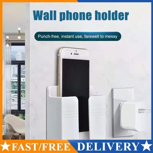 Phone Charging Bracket Wall Mount Holder Universal Bedside Phone Stand ...