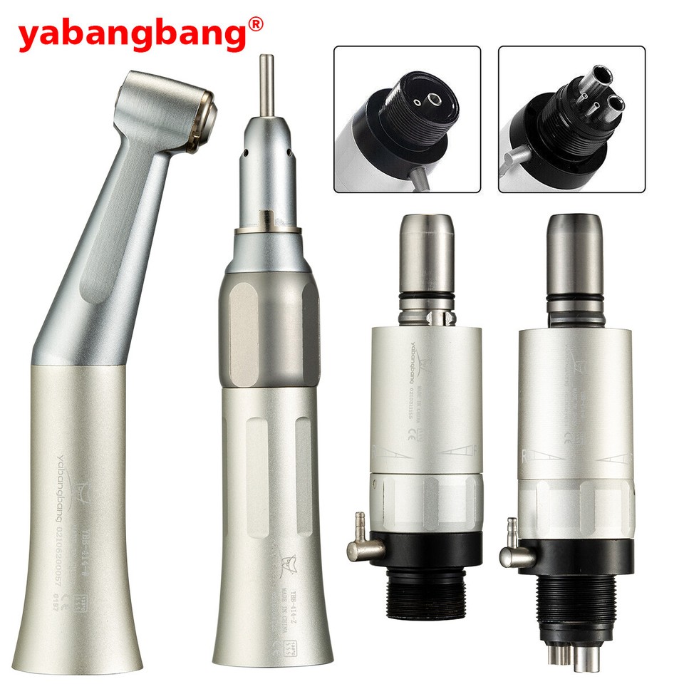 Dental Low Slow Speed Handpiece Contra Angle/Straight /Air Motor 4Hole ...