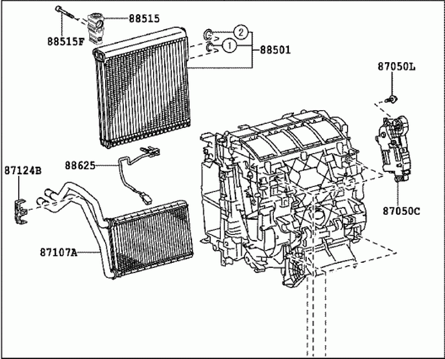 Genuine Toyota HILUX Revo Part Number 87050-0kd40 Radiator ASSY Air ...