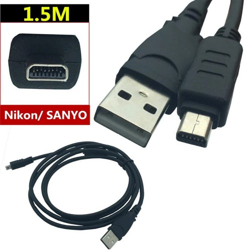 UC-E6 UC-E16 8 Pin USB Data Sync Cable for Nikon CoolPix AW100 AW100S ...