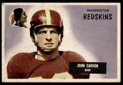 1955 Bowman John Carson Washington Redskins #22 | eBay