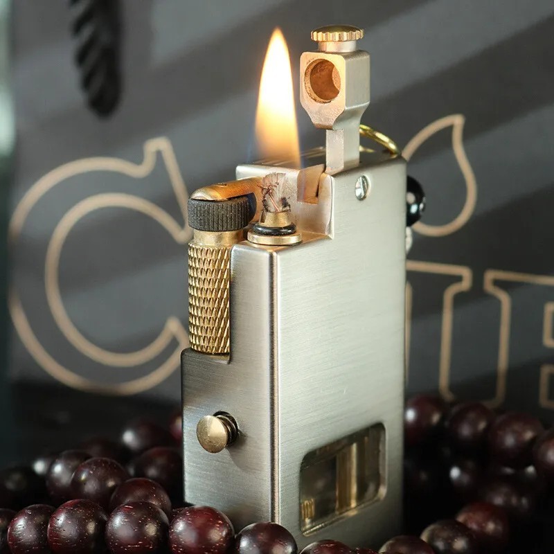 CHIEF Rare Fluid Lighter Vintage Sailor Lighter with Visible Fuel Tank ...