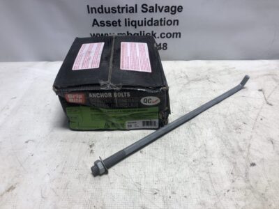 Grip Rite 128GAB50 HDG Anchor Bolts w/ NT & Washer ½ x 8” Galvanized | eBay