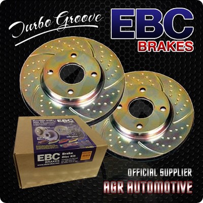 EBC TURBO GROOVE REAR DISCS GD728 FOR SUBARU LEGACY 2.2 1989-98 | eBay UK