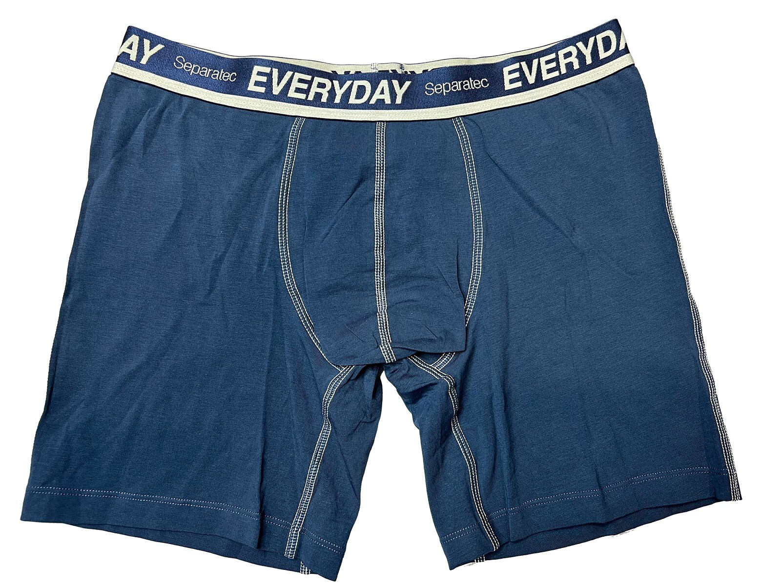 Separatec Men's Dual Pouch Colorful Everyday Cotton Boxer Briefs 3-Pack ...