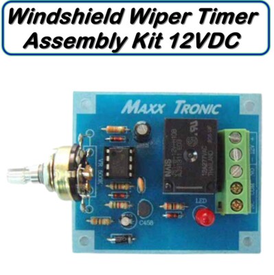 Windshield Wiper Timer Assembly Kit 12VDC Motor Timer Control 3 - 30 ...