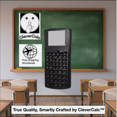 Cheating Calculator w/File Storage For Exams Privacy Screen w/Emergency ...